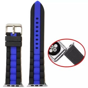 Accessories | Thin Blue Line Silicone Watch Band For 38mm42mm | Poshmark